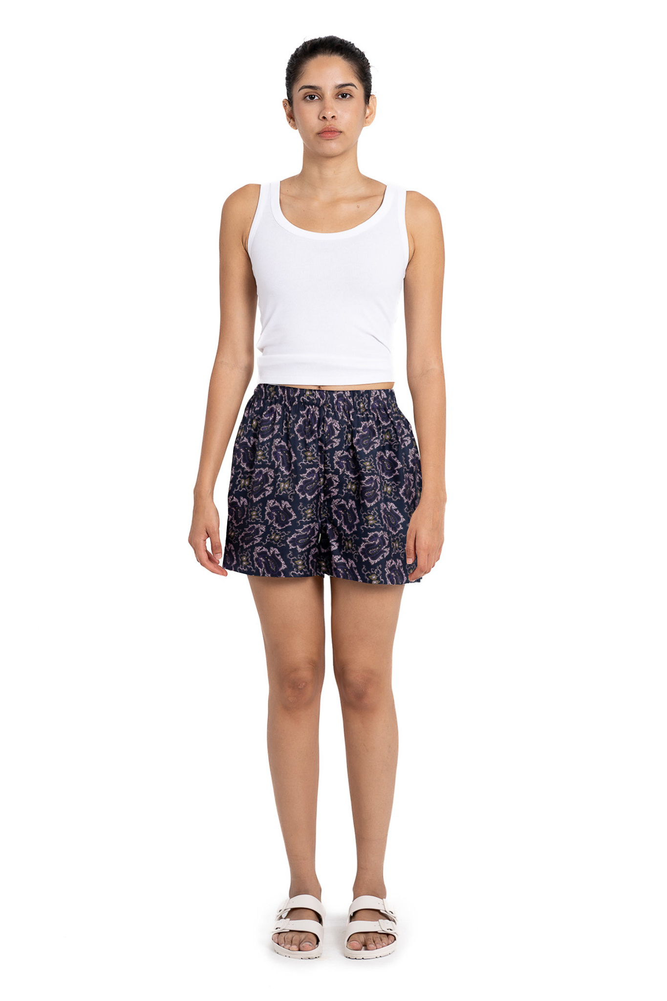 BOXER SHORT PAISLEY FISH NAVY PINK – BANANATIME